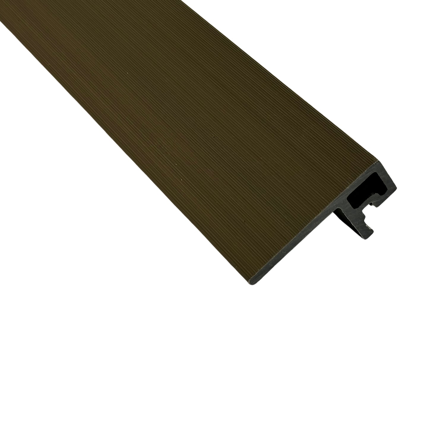 Antique Composite Slatted Cladding F Trim Tuda Grass