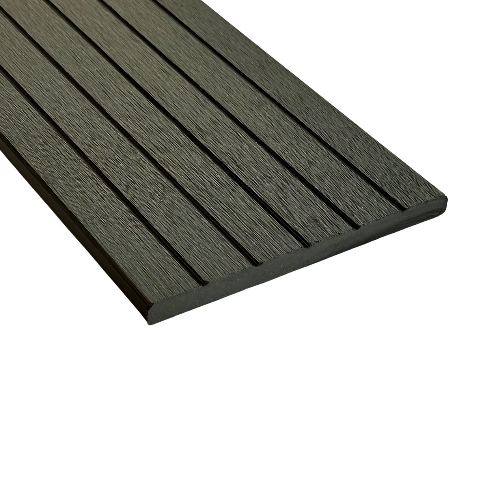 Grey Composite Woodgrain Fascia Board 3.6m | Tuda Grass