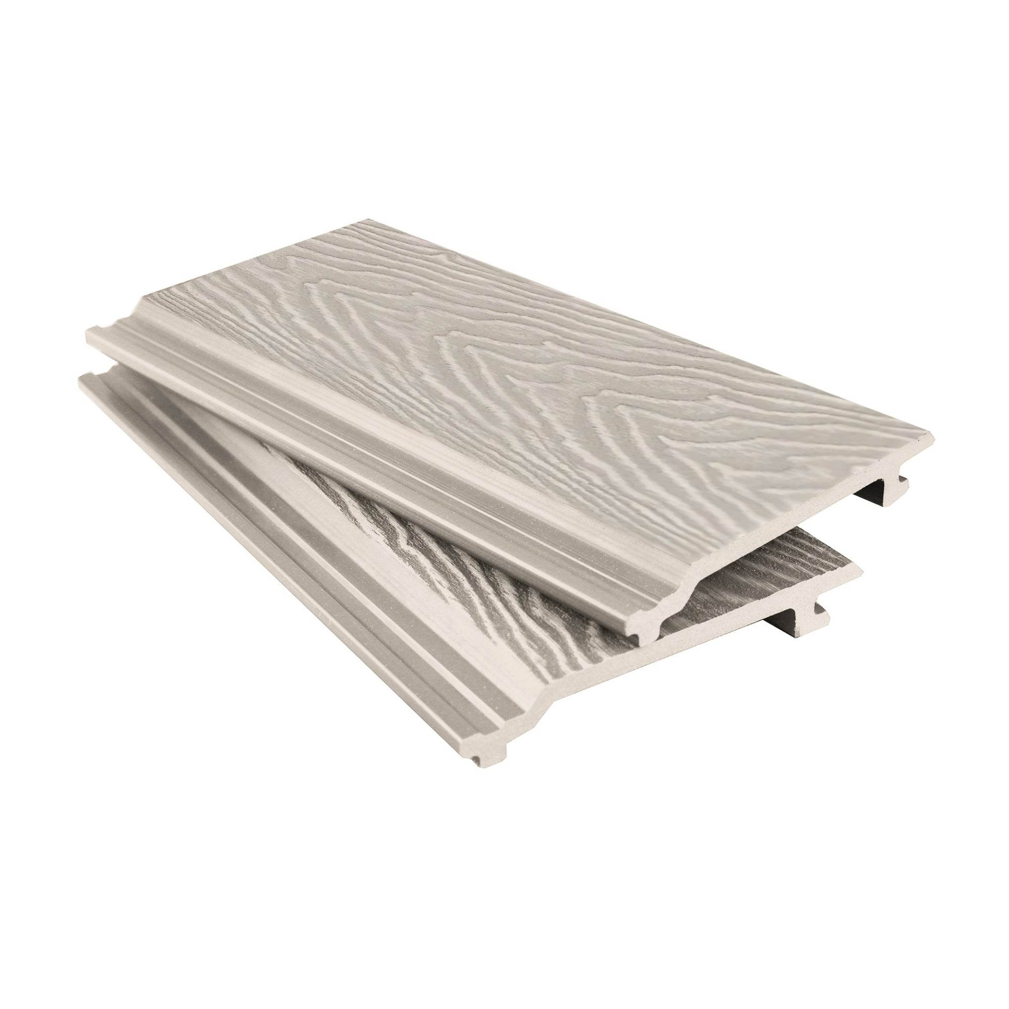 Composite Woodgrain Shiplap Cladding Ash | Tuda Grass